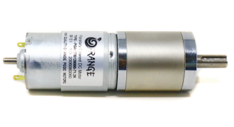 Orange Planetary Gear DC Motor 12V 100 RPM 294.3 N-cm PGM45775-71.2K ...